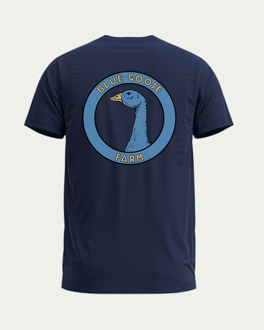 Navy Farm T-Shirt – Blue Goose Farm